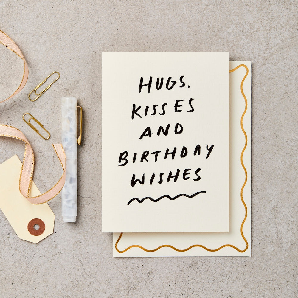 Hugs & Kisses & Birthday Wishes | Katie Leamon | Shop Fodder